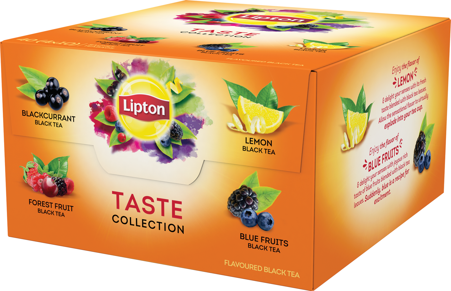 Lipton Taste Collection paketti 4 x 10 teepussia – K-Ruoka