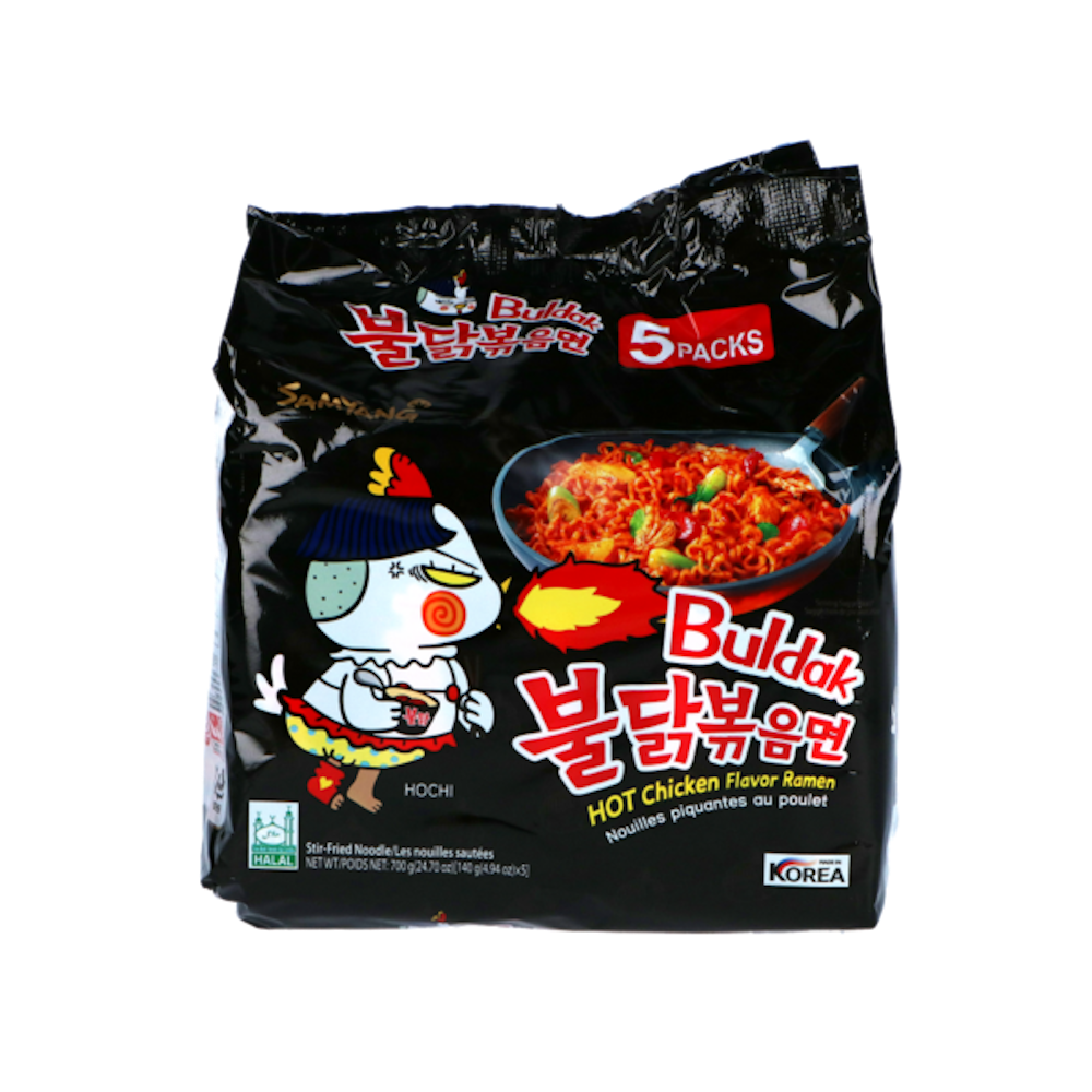 Samyang Buldak Ramen Hot Chicken 5x 140g — HoReCa-tukku Kespro