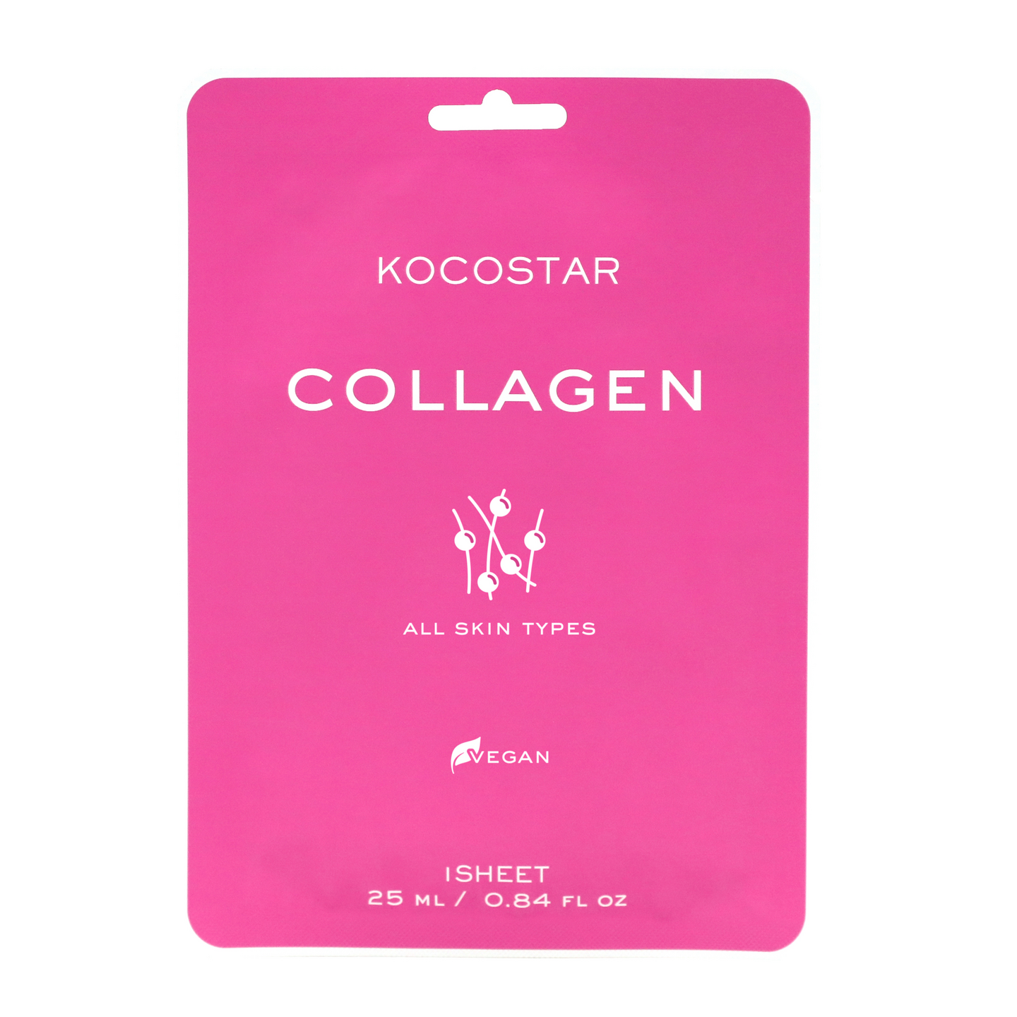 KOCOSTAR Collagen Mask Sheet kasvonaamio 1 kpl | K-Ruoka Verkkokauppa