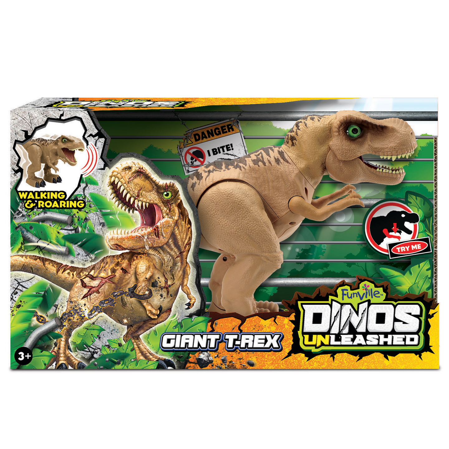 Dinos Unleashed Giant T-Rex kävelevä dinosaurus | K-Ruoka Verkkokauppa
