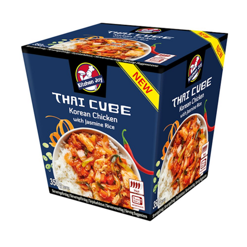 Kitchen Joy Korealaista kanaa ja jasmiiniriisiä, pakasteteria 350g — HoReCa-tukku Kespro