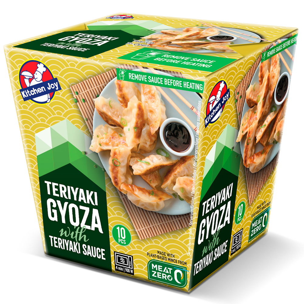 Kitchen Joy kasvispohjainen gyoza dumplings teriyakikastikkeella 200g ...