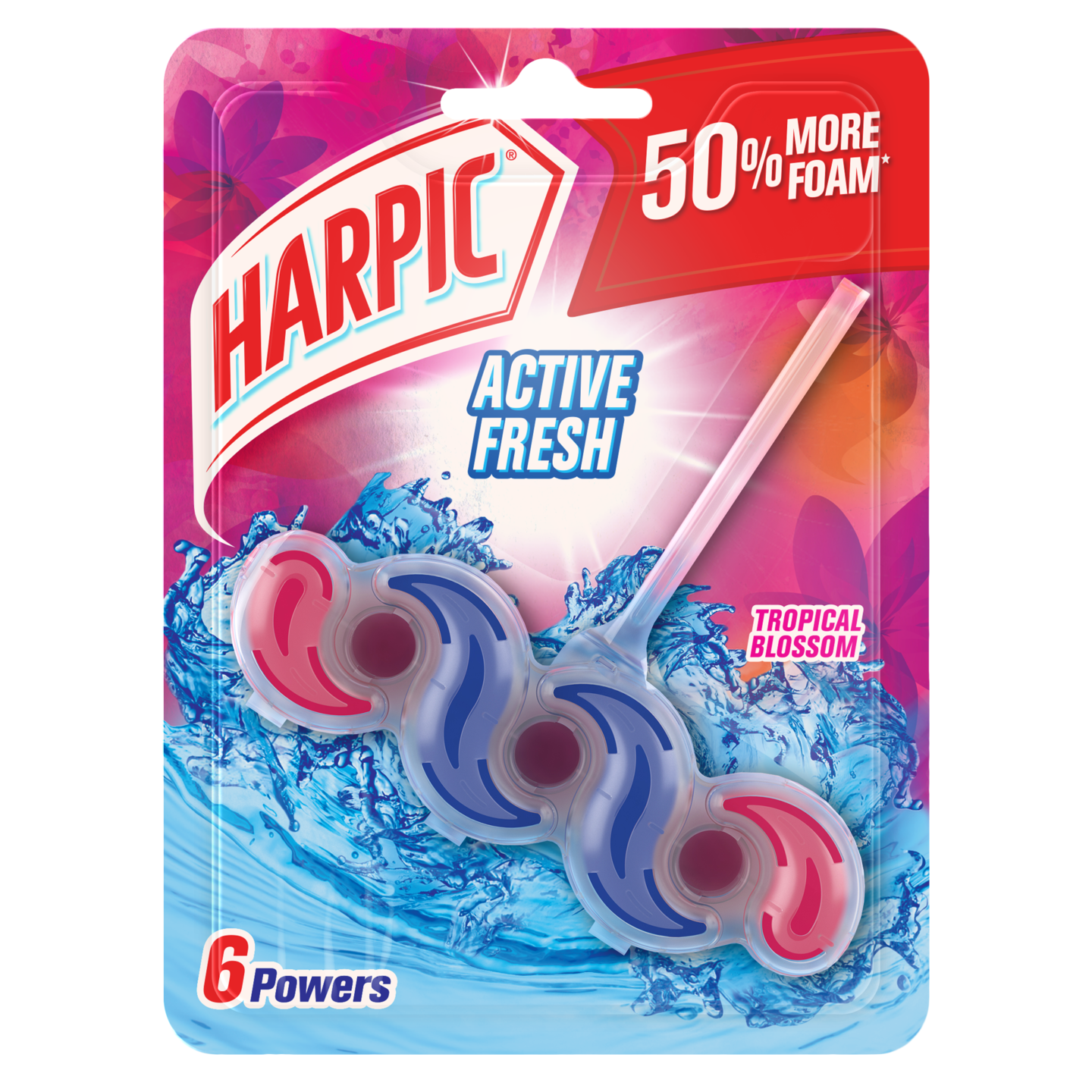 Harpic FreshPower6 Pink WC-raikastin | K-Ruoka Verkkokauppa