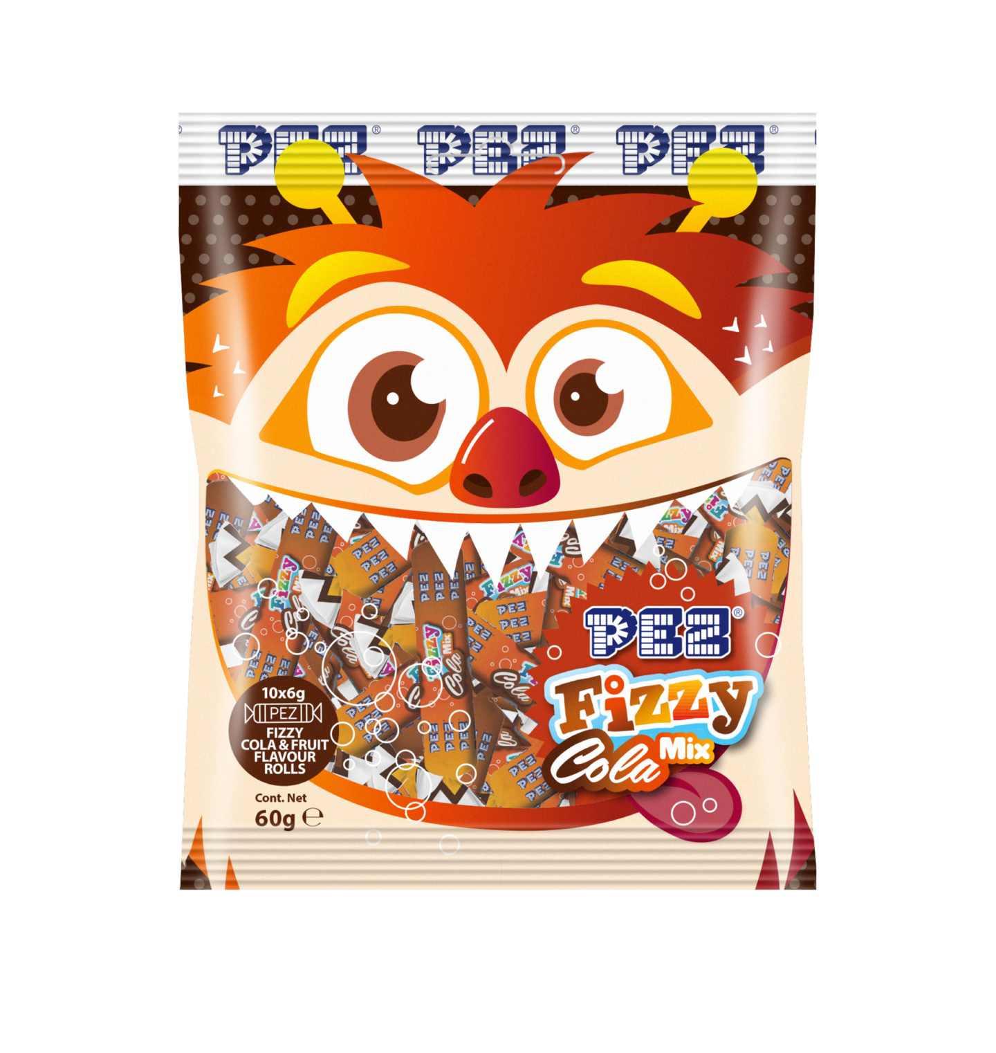Pez Fizzy Monster Cola Mix 60g | K-Ruoka Verkkokauppa