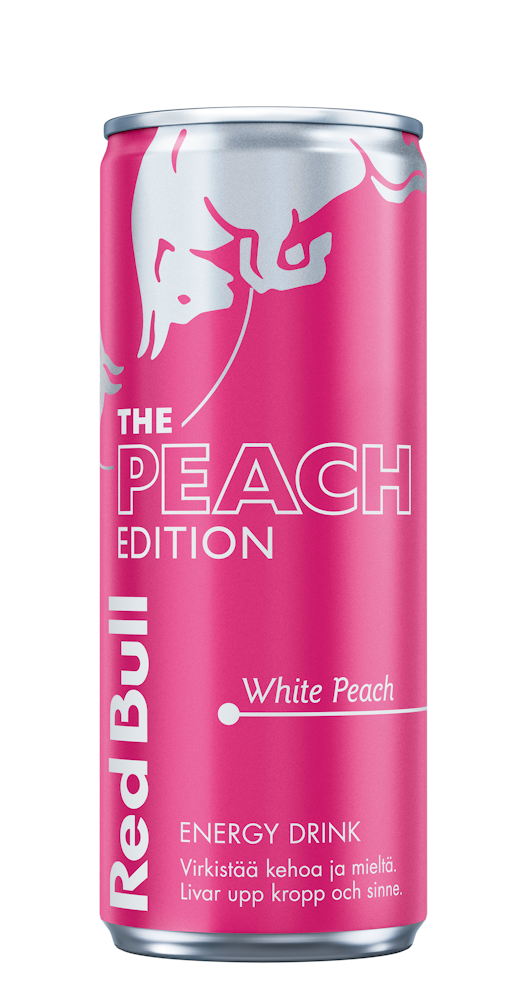Red Bull White Peach energiajuoma 0,25l — HoReCa-tukku Kespro