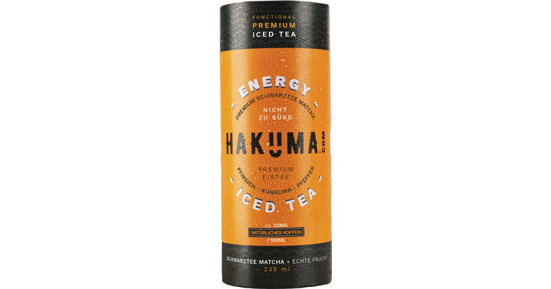 Hakuma Energy musta tee juoma 235ml | K-Ruoka Verkkokauppa