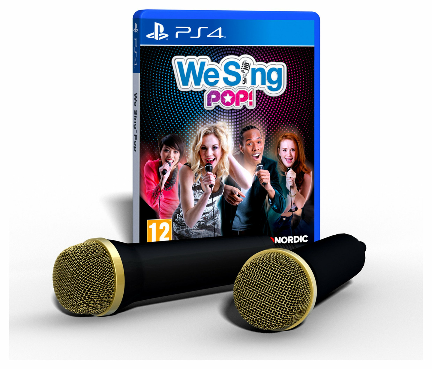 We Sing Pop! + 2 mikrofonia PS4-peli | K-Ruoka Verkkokauppa