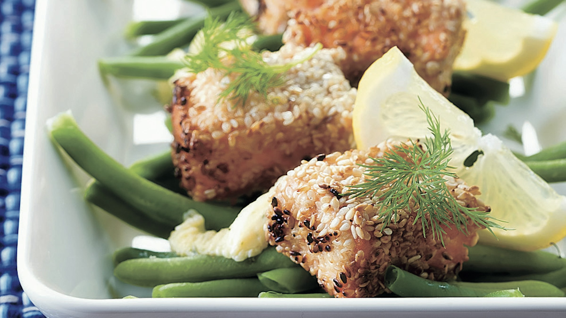 Seesamilohi ja vihreät pavut | Pääruoat | Reseptit – K-Ruoka