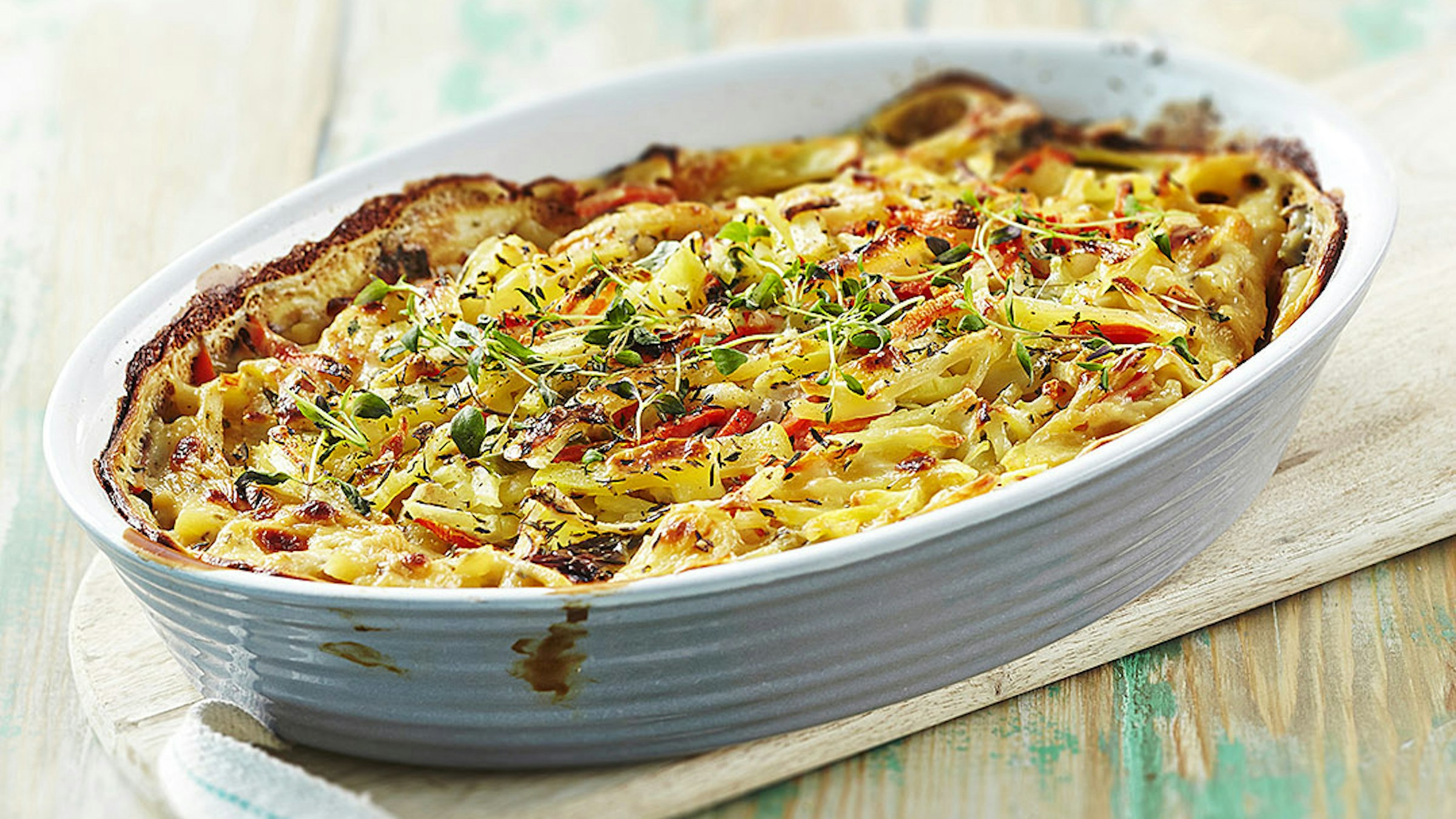 Juustoinen kasviskiusaus | Pääruoat | Reseptit – K-Ruoka