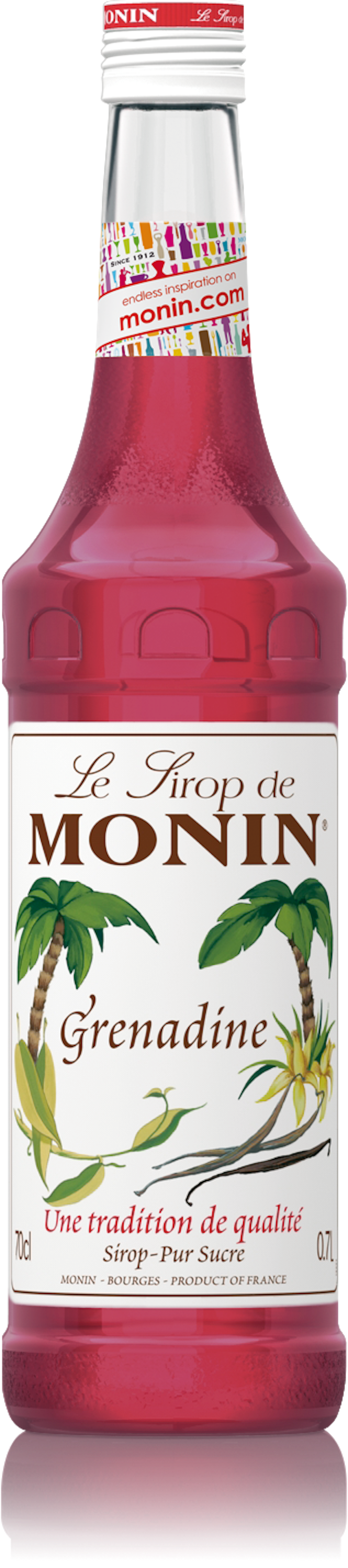 Monin Grenadiini makusiirappi 0,7l — HoReCa-tukku Kespro