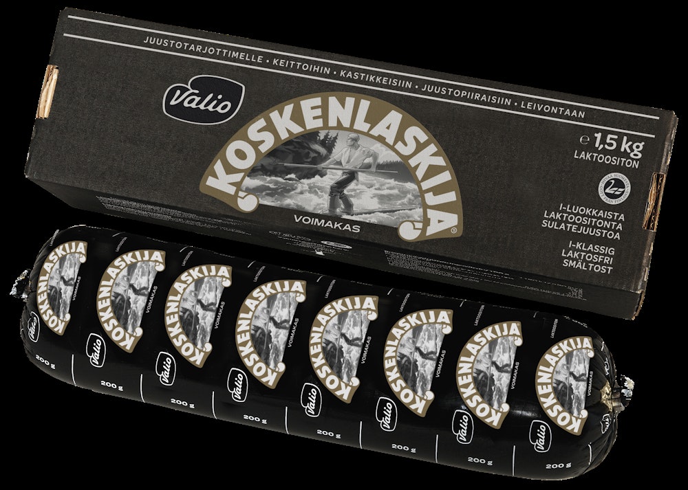 Valio Koskenlaskija 1,5 kg voimakas sulatejuusto laktoositon — HoReCa ...