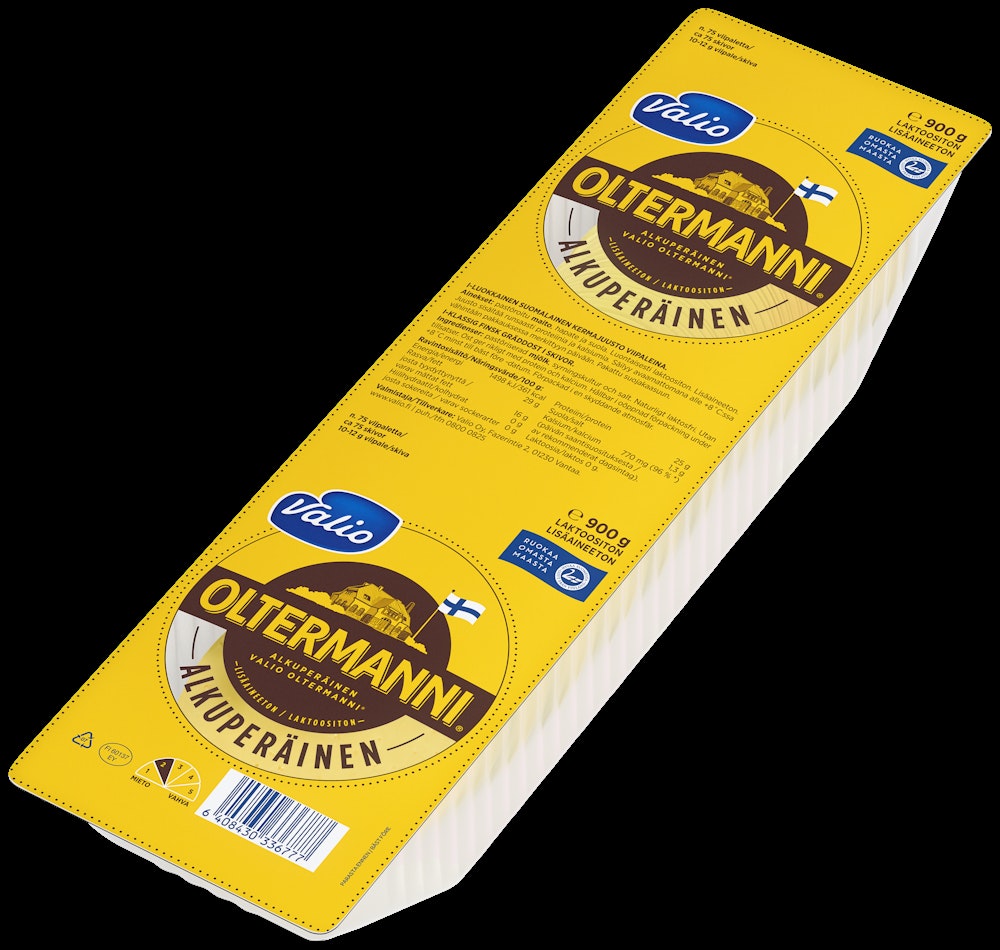 Valio Oltermanni 900g viipale laktoositon — HoReCa-tukku Kespro