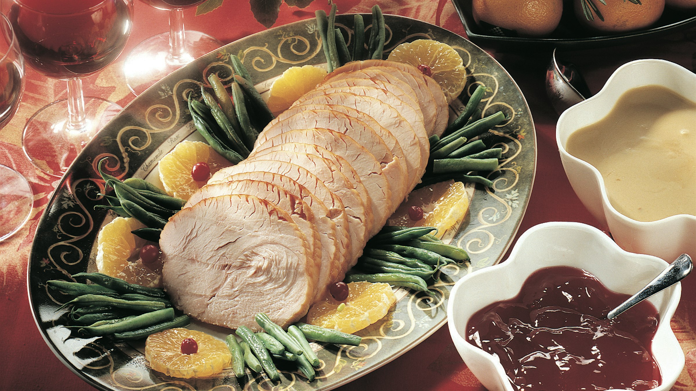 Kalkkunarulla, appelsiini- ja persikkakastike | Sesonki | Reseptit | K ...