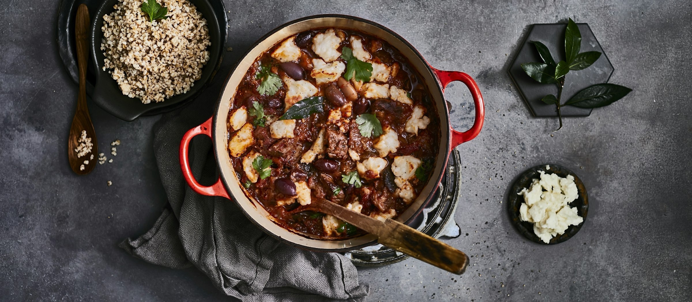 Halloumi-lihapata | Sesonki | Reseptit | K-Ruoka