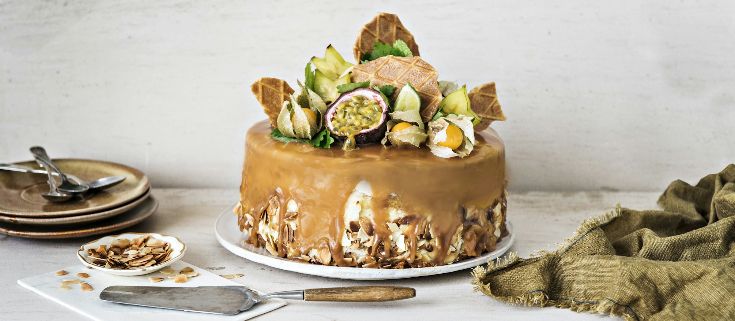 Trooppinen kinuskikakku | Sesonki | Reseptit | K-Ruoka