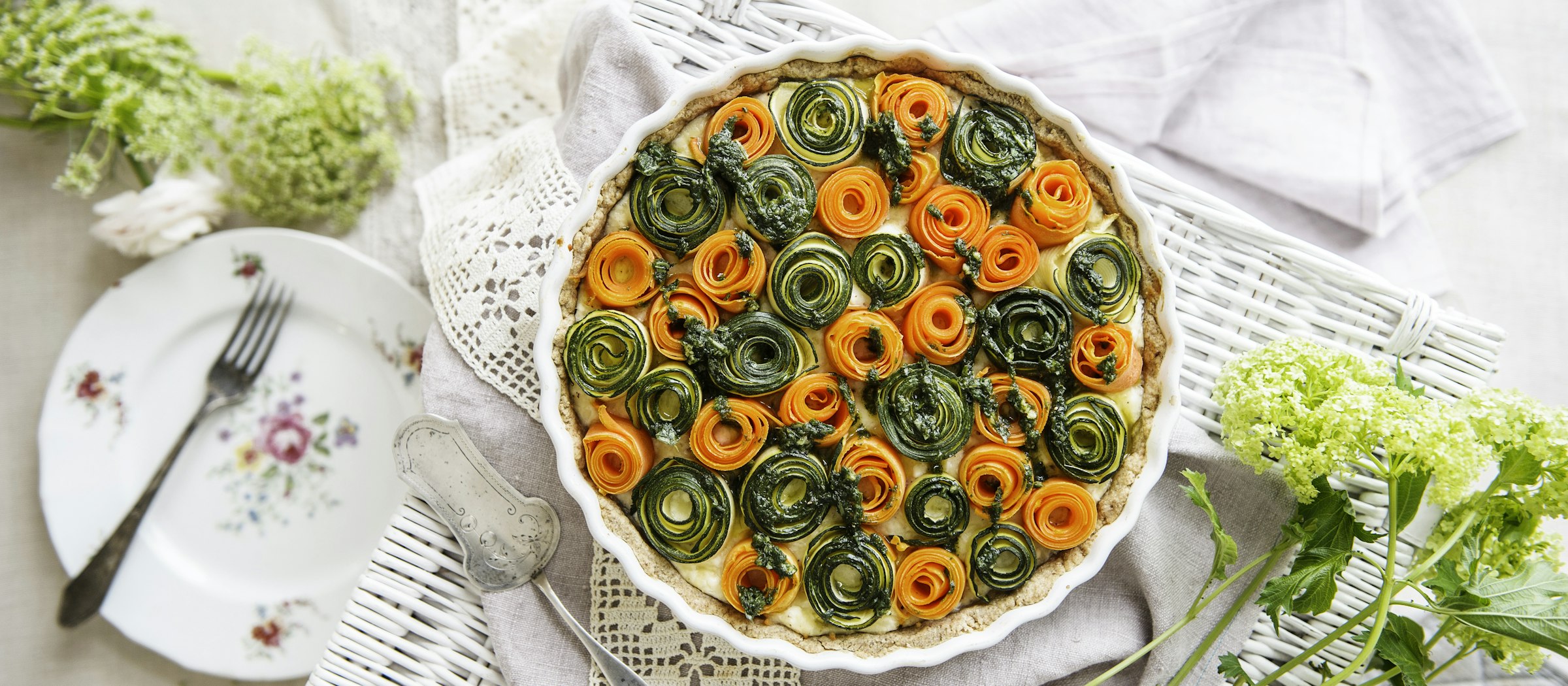 Feta-kasvispiirakka | Sesonki | Reseptit | K-Ruoka