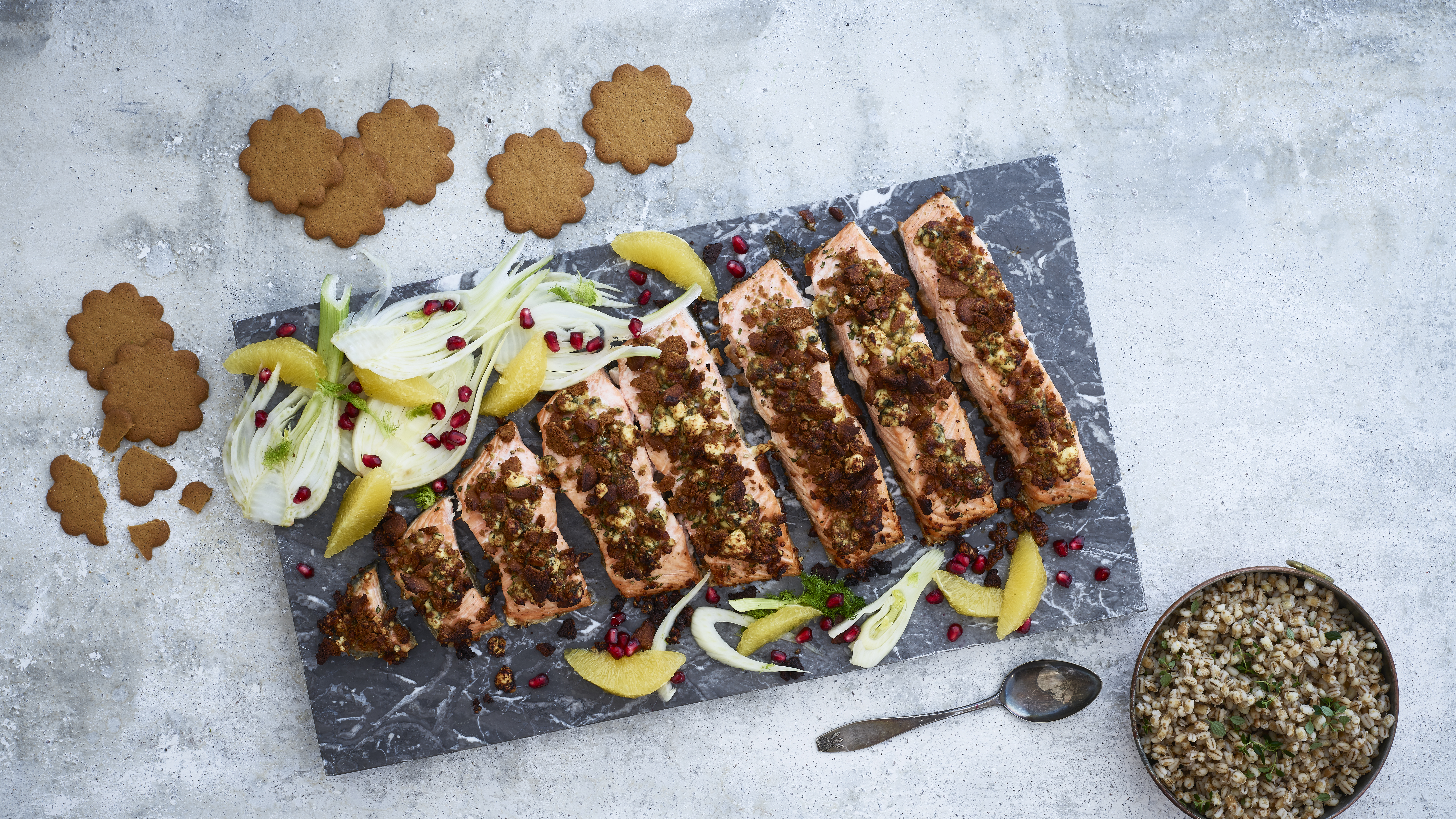 Homejuusto-piparkakkulohi | Reseptit | K-Ruoka