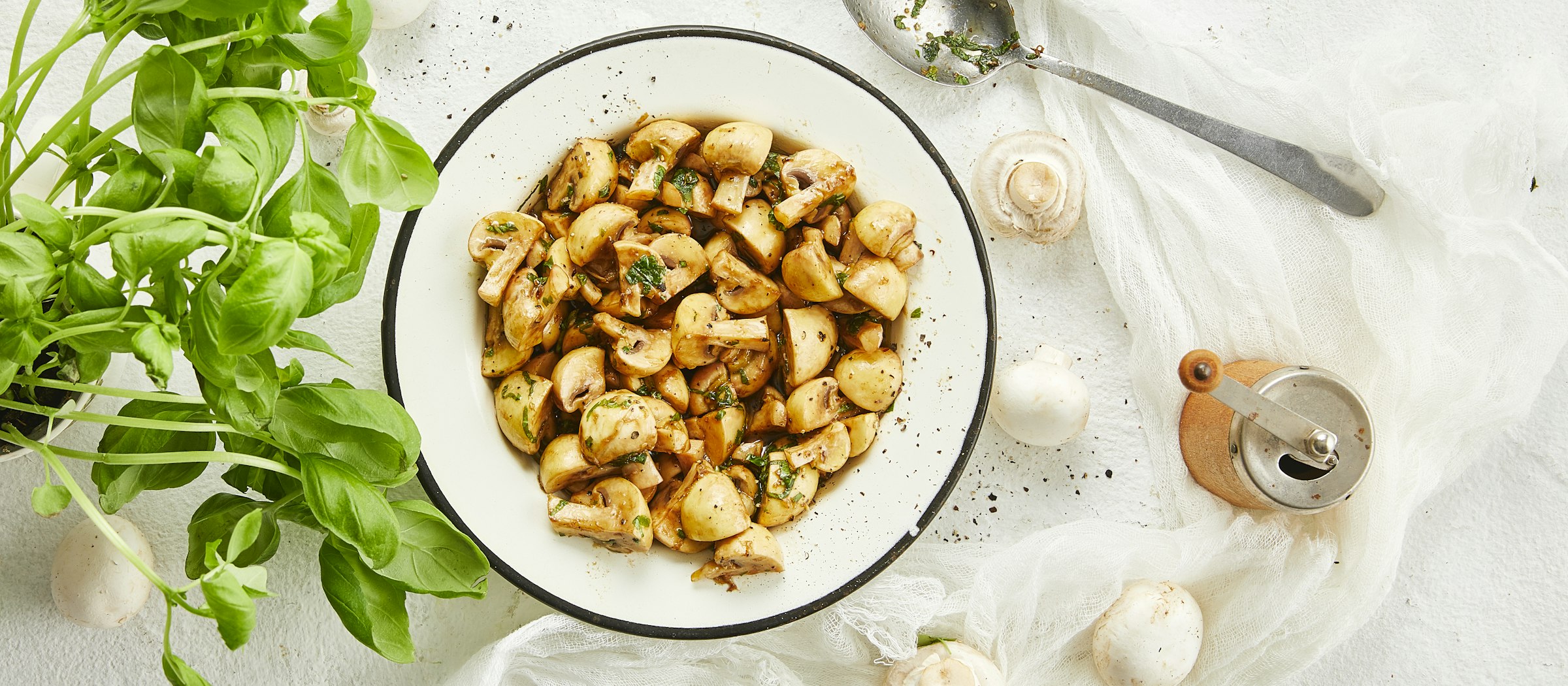 Marinoidut herkkusienet | Alkuruoat | Reseptit | K-Ruoka