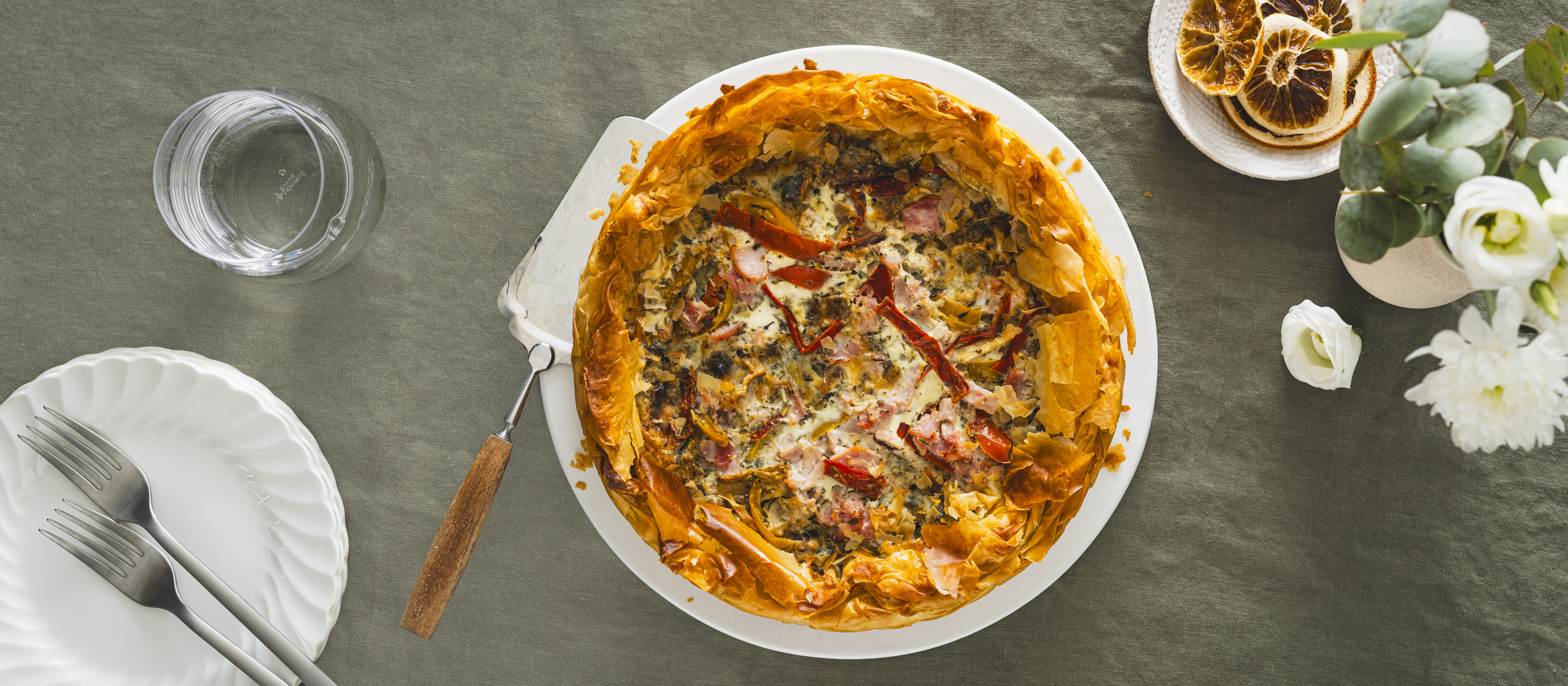 Kinkku-filopiirakka | Reseptit | K-Ruoka