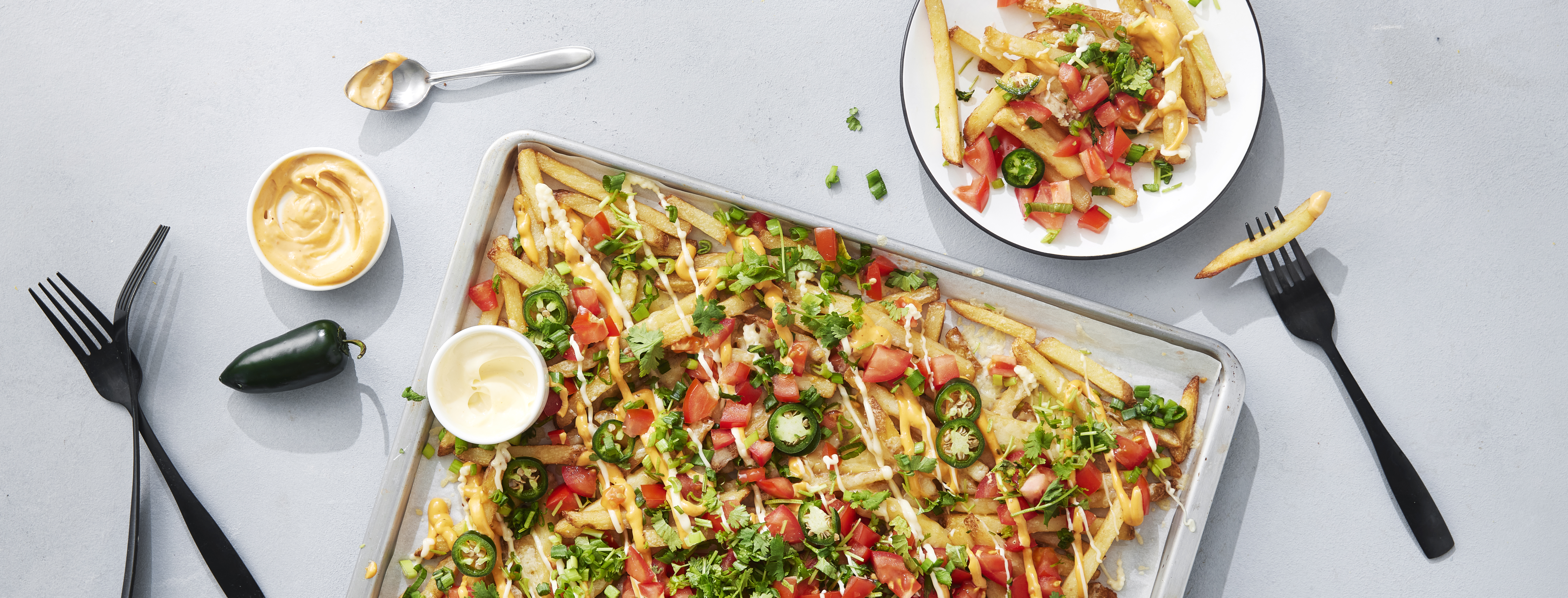 Loaded fries eli överiranskalaiset | Reseptit | K-Ruoka