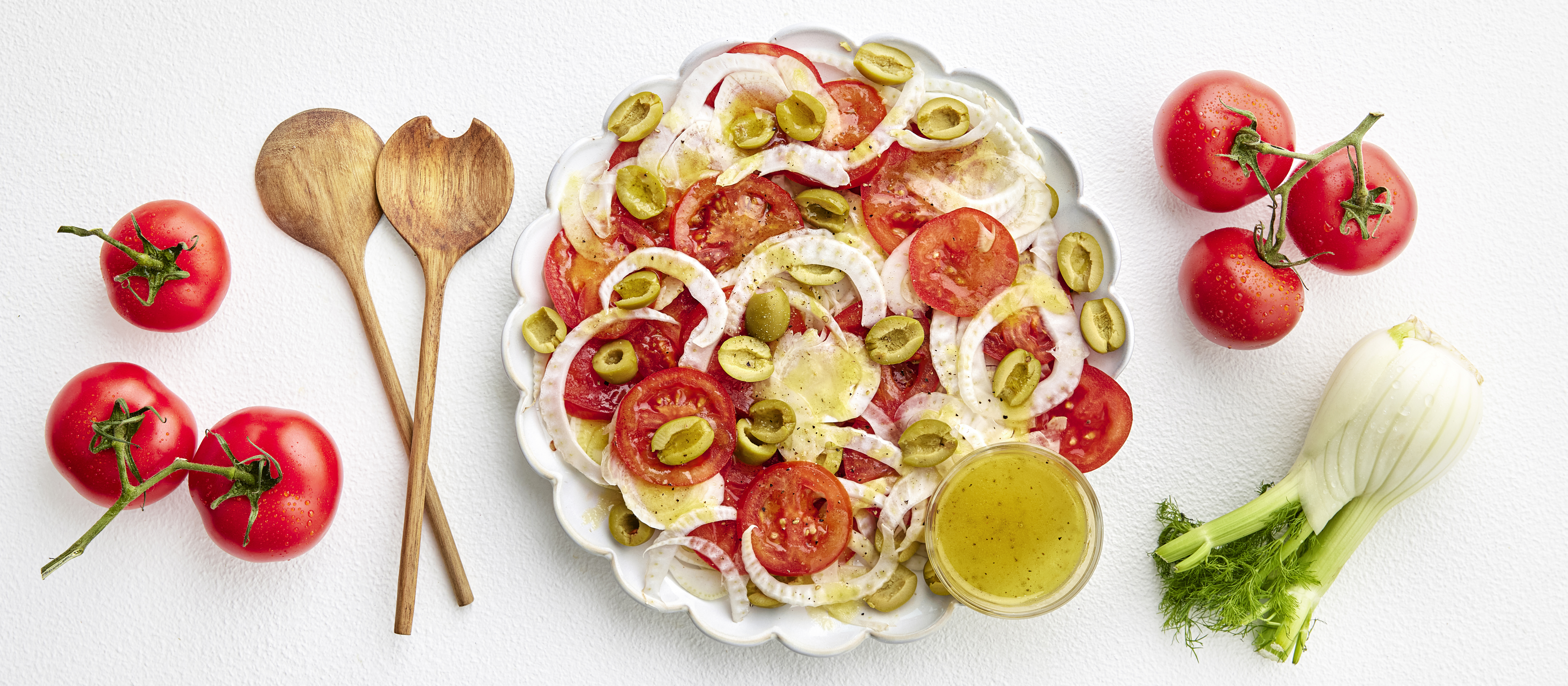 Tomaatti-fenkolisalaatti | Reseptit | K-Ruoka